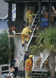 Investigators eye deck in N.C. fire that killed seven students