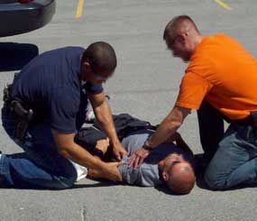 Self-aid and buddy-aid training for patrol officers