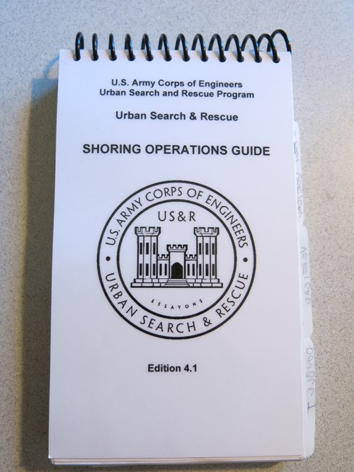 Firefighter training in safe shoring for collapse rescue
