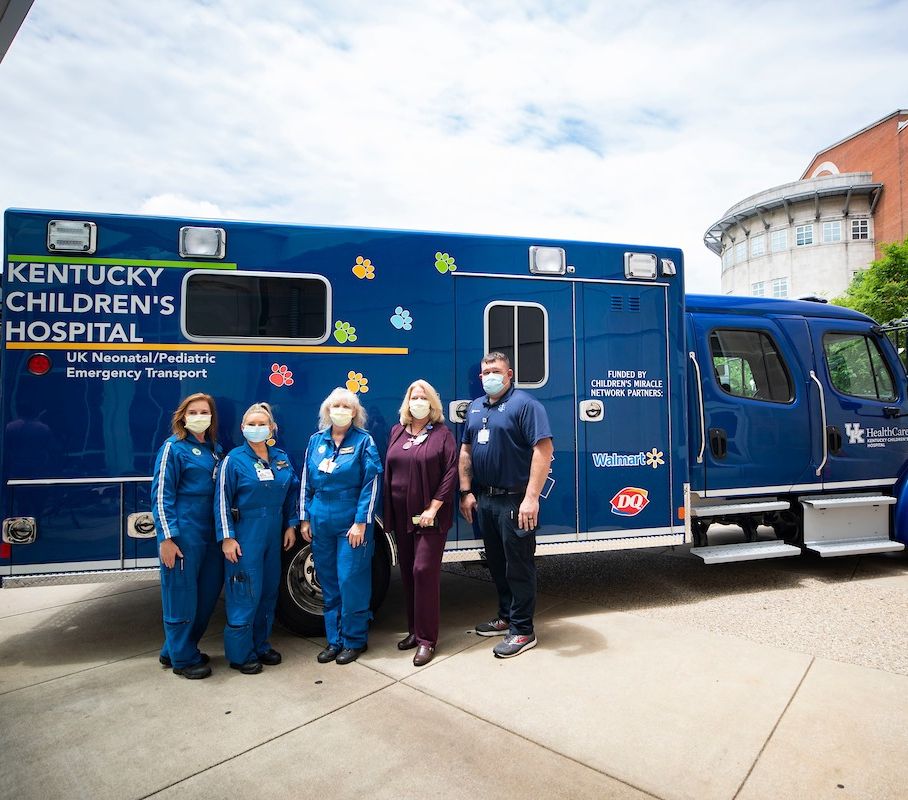 Ky. hospital debuts new ambulance for pediatric, neonatal patients