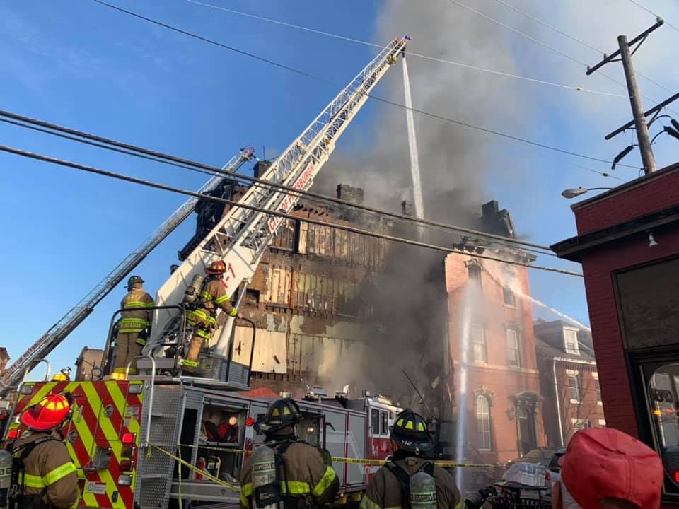 Watch: Nearly half of Pittsburgh commercial building collapses during 4 ...
