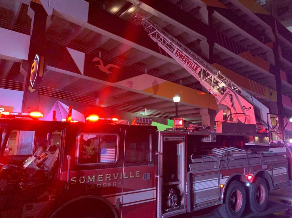 5 Mass. firefighters injured in parking garage fire
