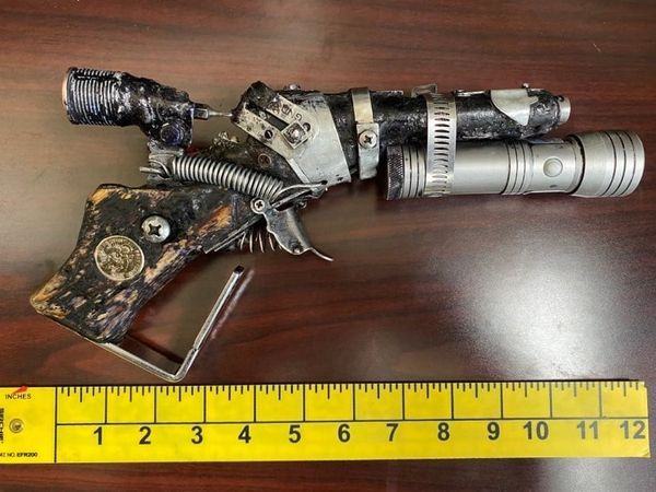 Photos: Iowa cops seize homemade 'Smith and Meth-son' pistol