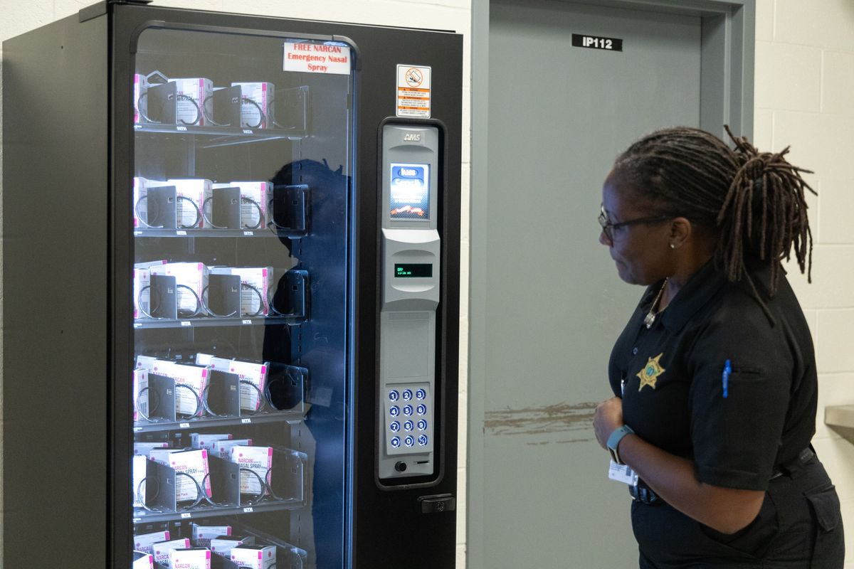 Photos: S.C. detention center gets Narcan vending machine