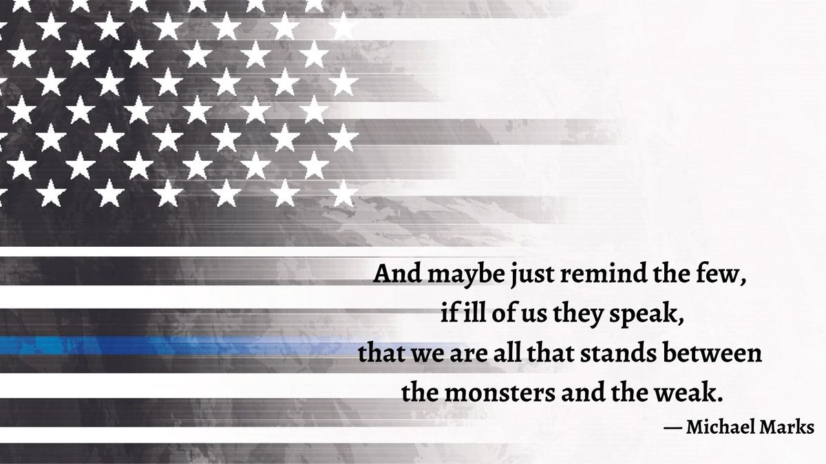 Author of "A Soldier's Christmas" pens a police tribute poem