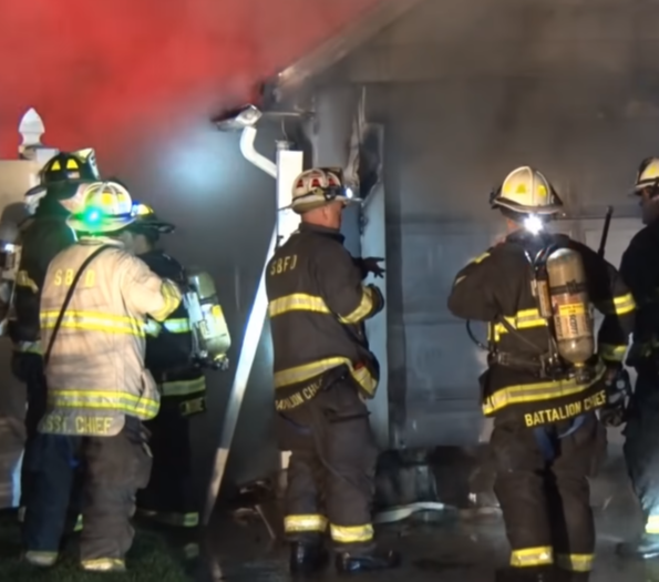 Firefighter hazard: Downed power lines