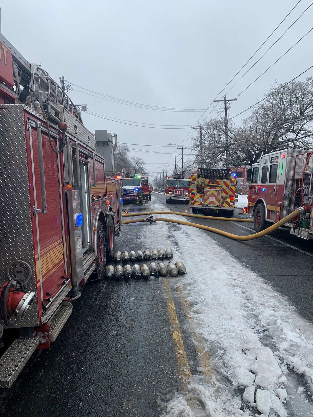 The vital fire service role during snowstorms