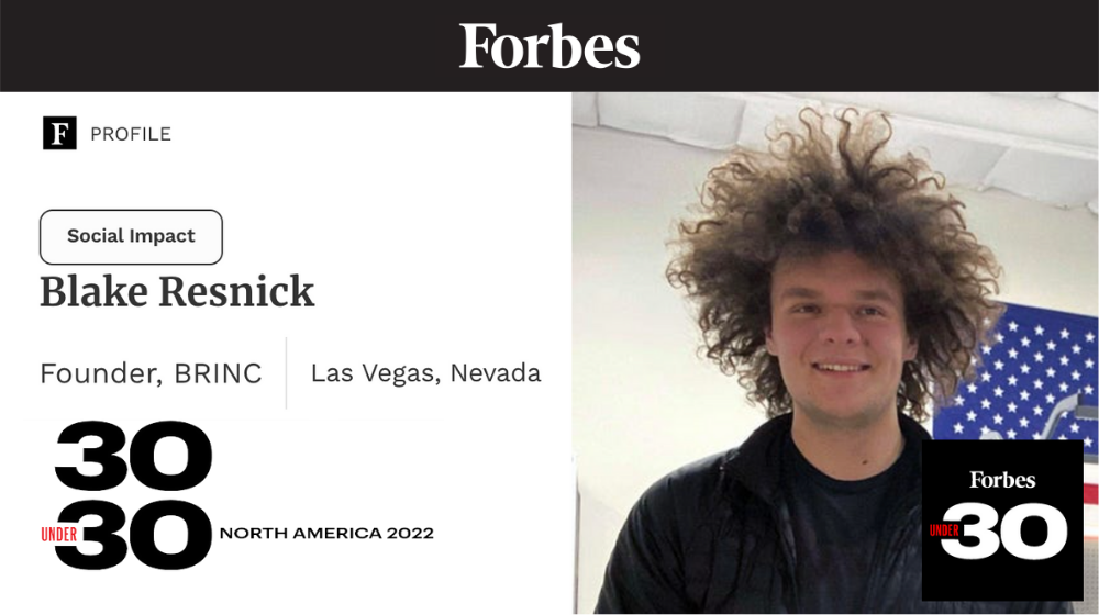 BRINC Drones Founder & CEO Makes Forbes 30 Under 30 Social Impact List