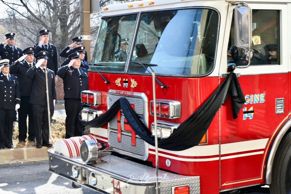 Photos: Thousands attend memorial for 3 fallen Baltimore firefighters