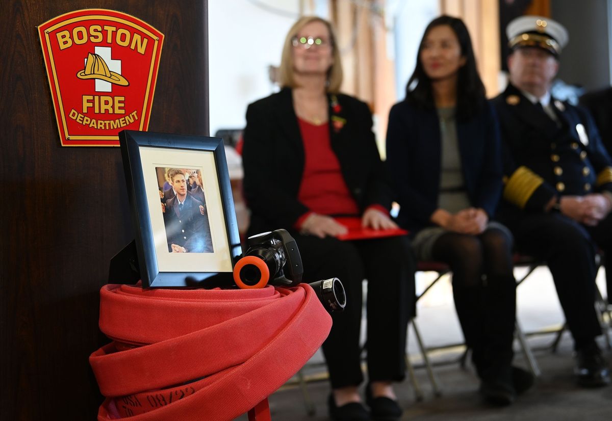 Via foundation, mom of fallen firefighter donates $45K to Boston FD for ...