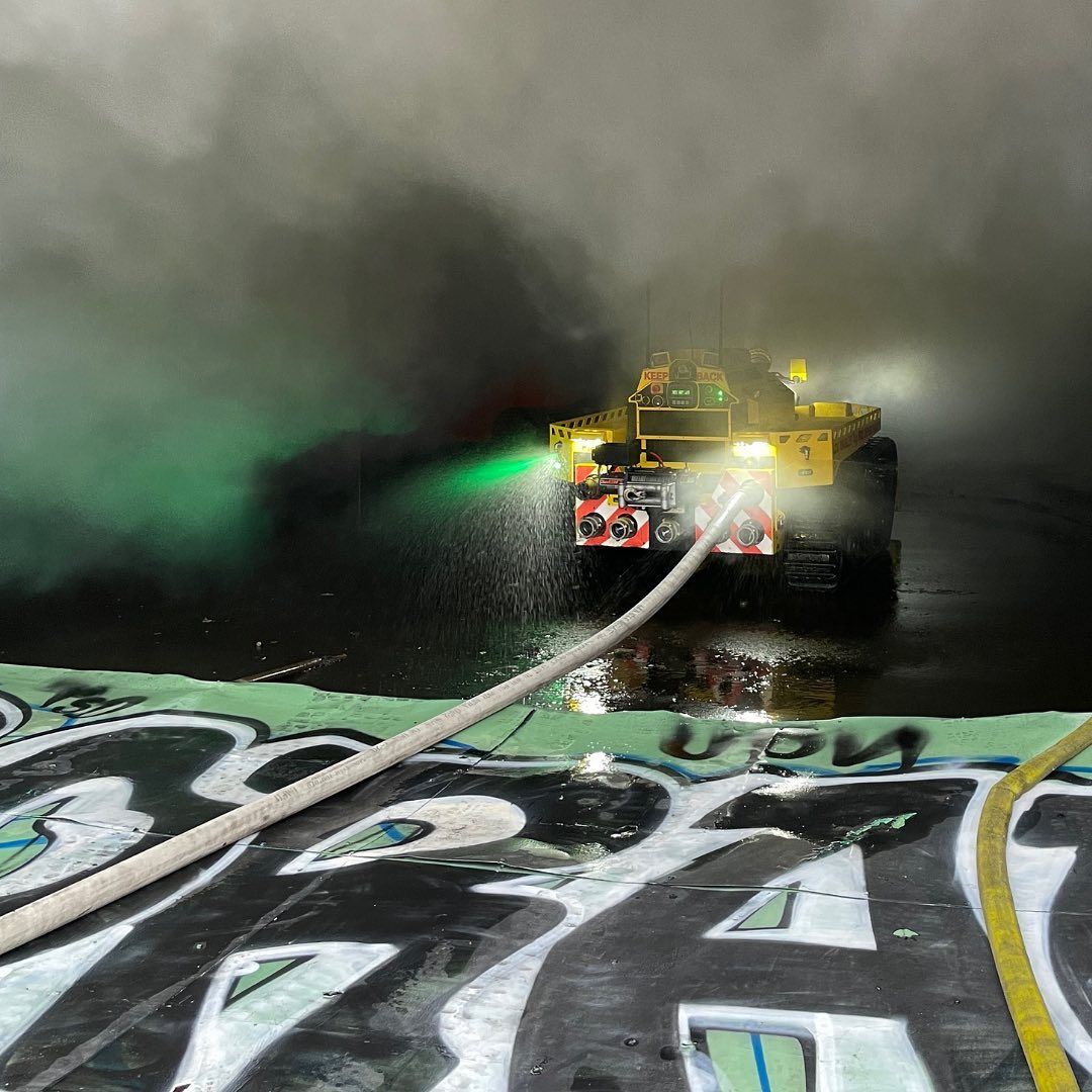 Photos: Robot firefighter that can work for 20 hours unveiled at tech show