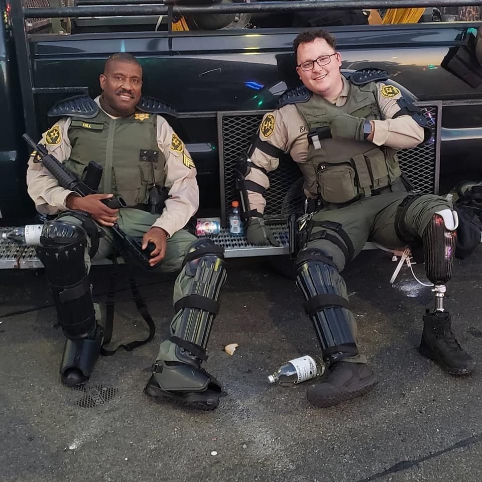 LASD officer's message of hope during 2020 riots goes viral