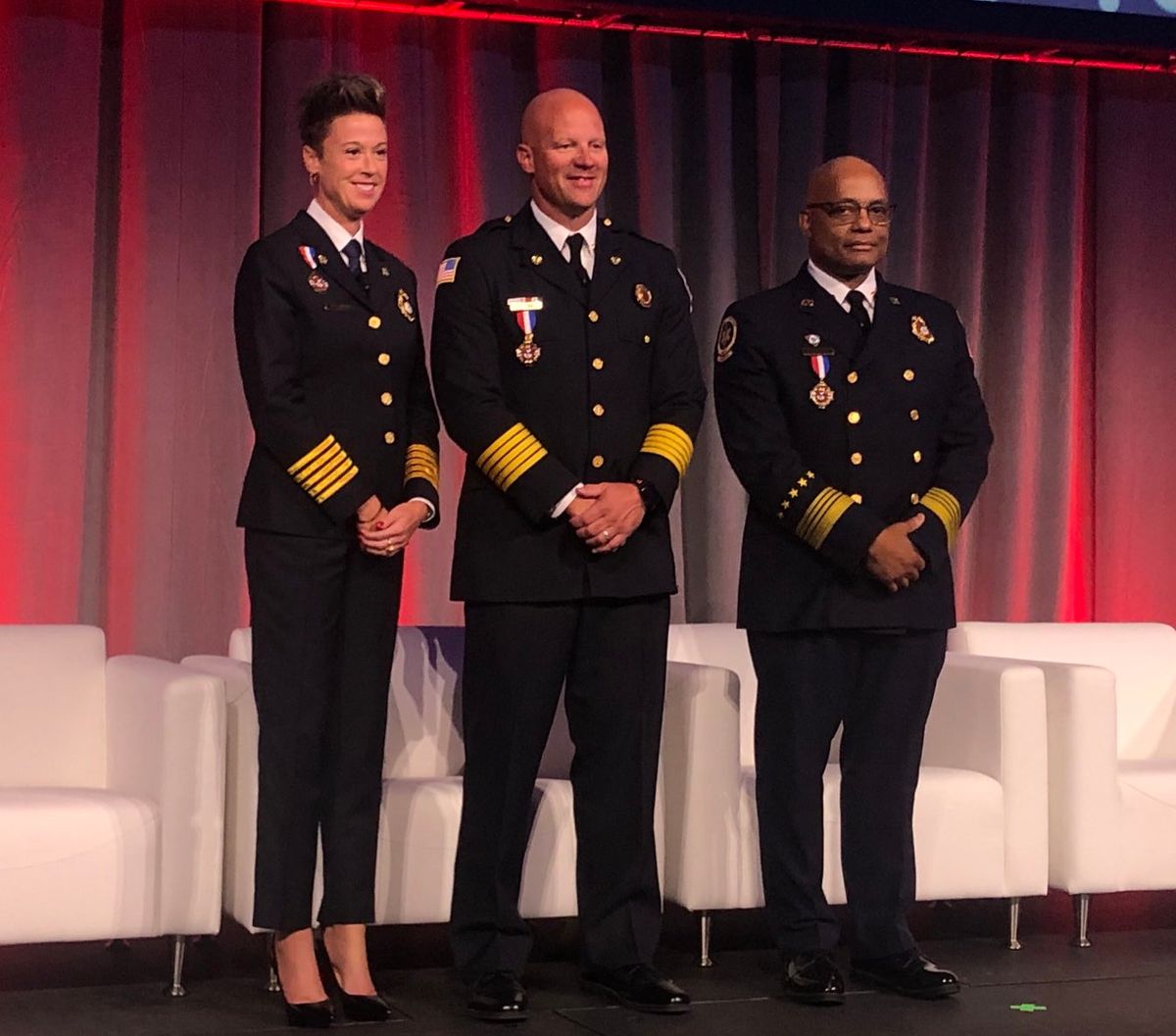 Fire Chief John Butler sworn in as IAFC president