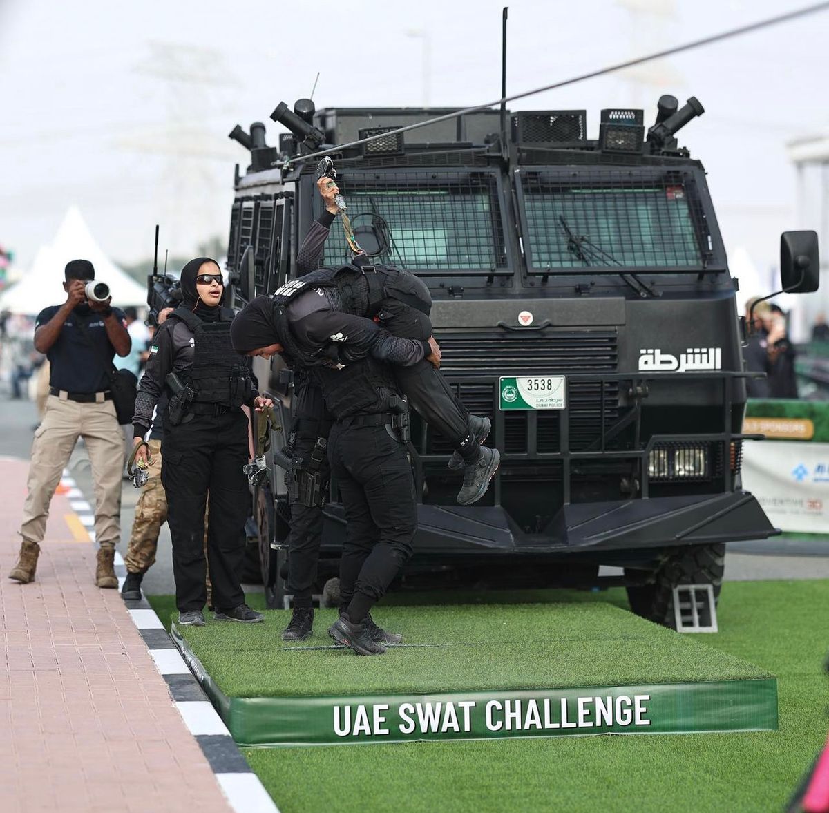 Dubai Police female SWAT team's success at UAE SWAT Challenge