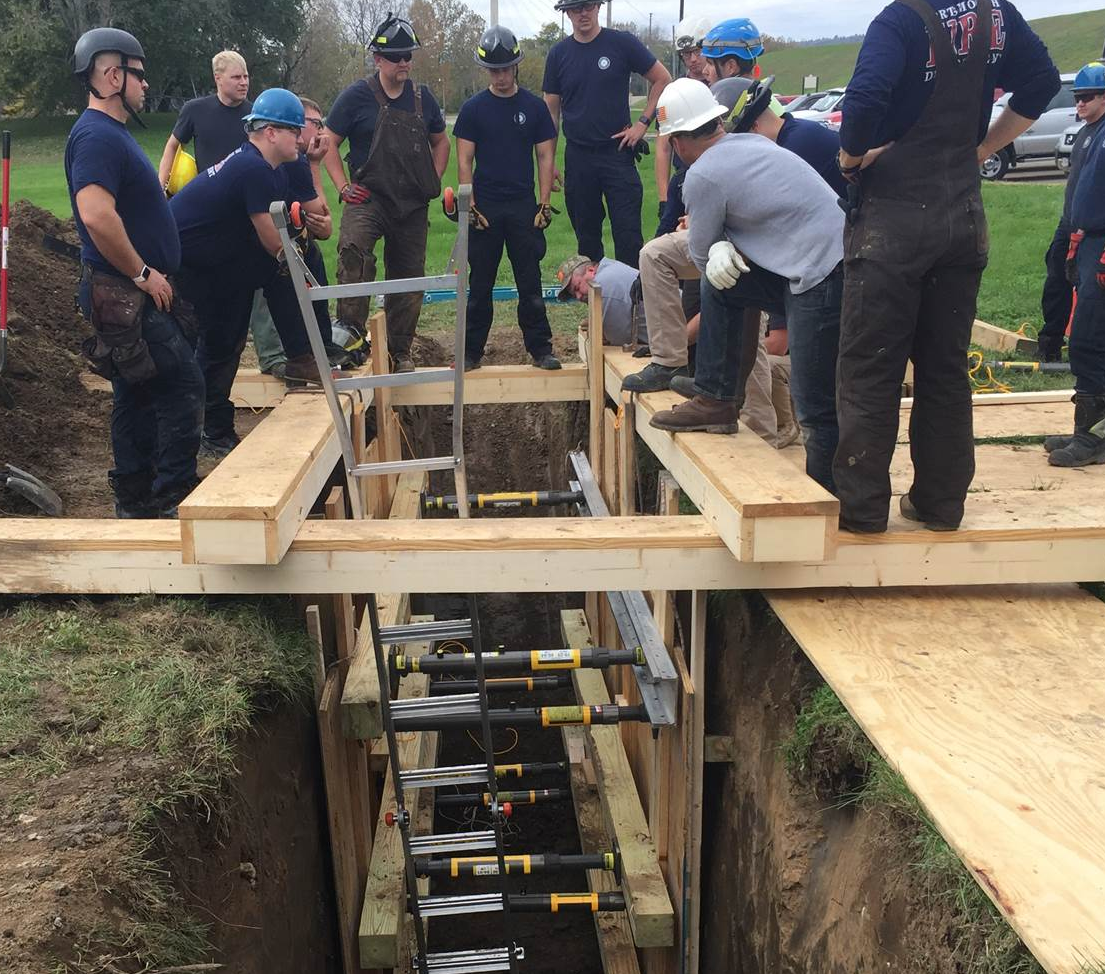 Trench rescue: How to use ground padding and bridging