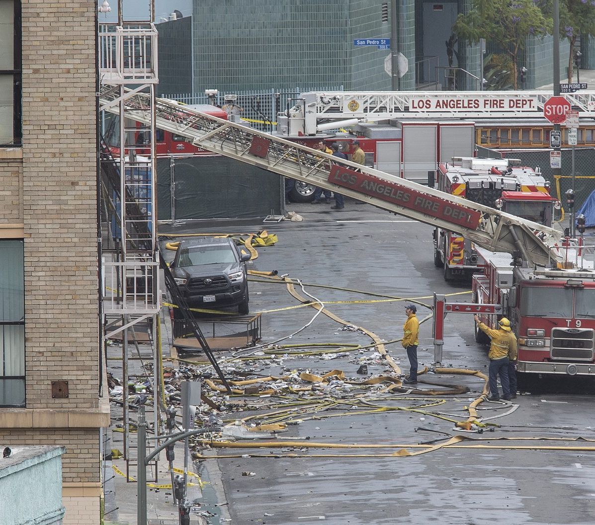 LAFD says it has no record of inspecting building where explosion ...