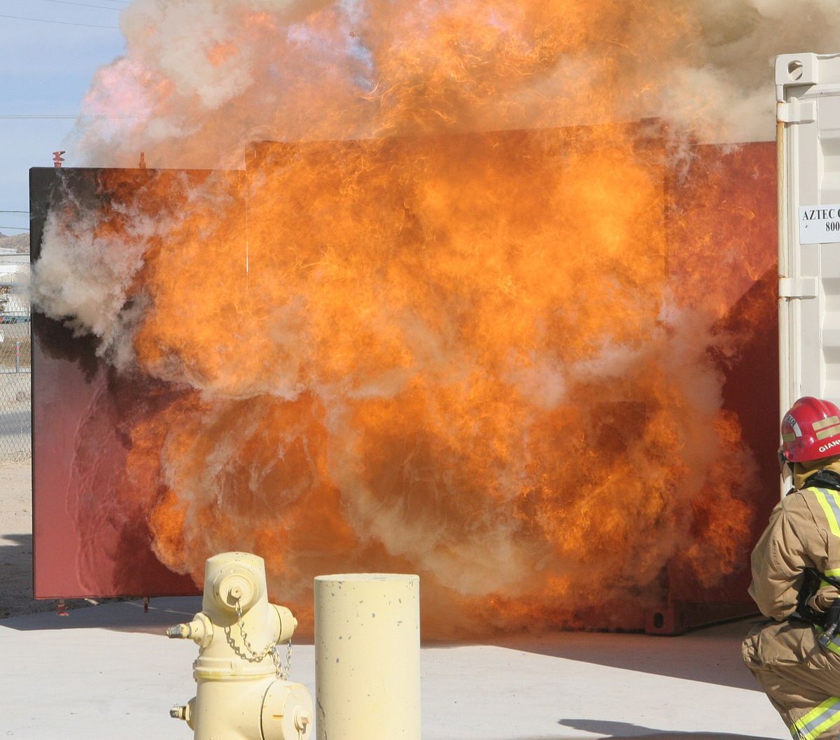 Preventing backdraft through vertical ventilation