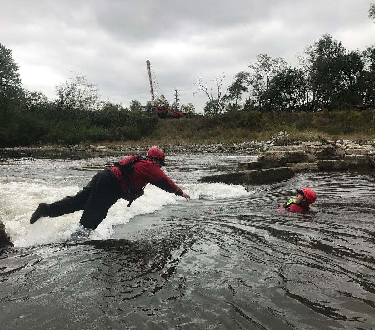 Equipment and training for water rescue