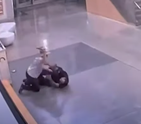 Video Shows Attack On Lapd Officer Inside Police Station