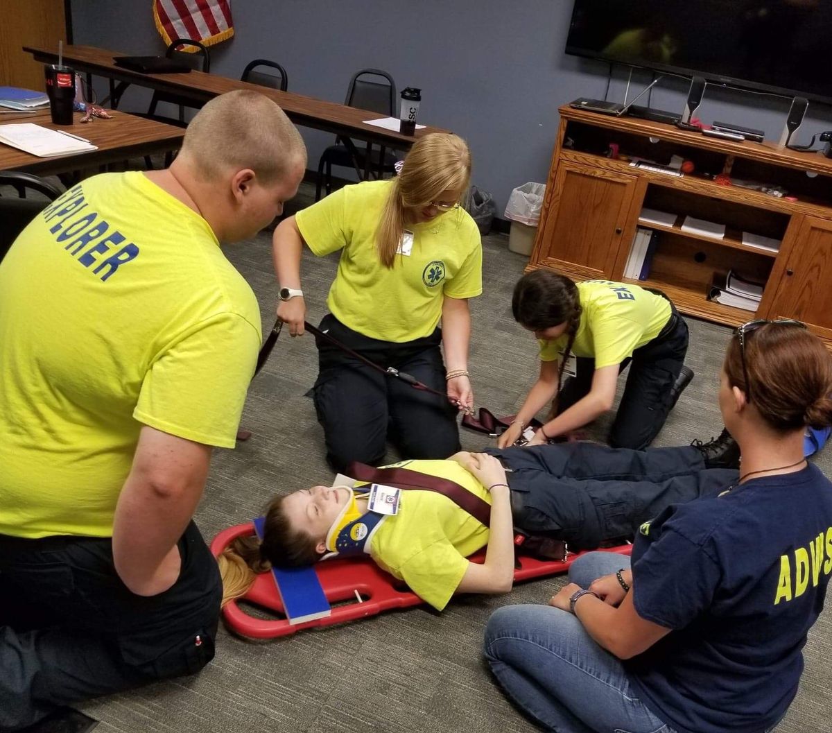 Photo of the Week: EMS Explorers train at Mo. county ambulance service