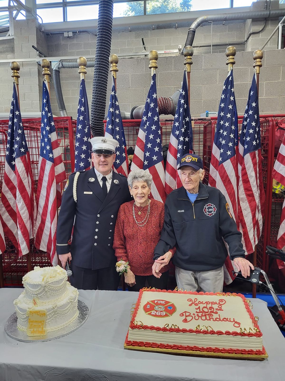 At 102, he's the oldest living firefighter in NYC