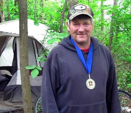 Homeless man honored for saving man having heart attack