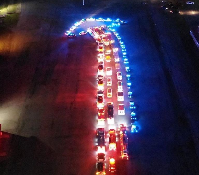 Photo of the Week: Arrow reminds drivers to move over for public safety