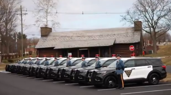 NJ State Police unveils 'retro' cruisers for 100th anniversary