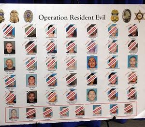 Feds raid LA 'Hazard' gang, over two dozen arrested