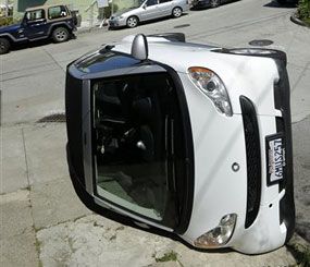 SFPD investigates Smart car 'tipping' spree