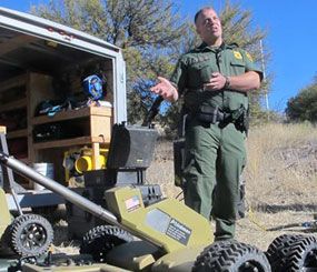 Border Patrol unveils robots sent into smuggler tunnels