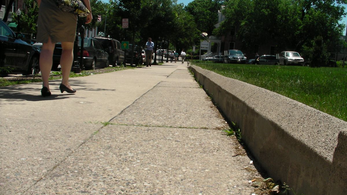 The evolution of sidewalks