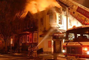 Seven buildings damaged in New Jersey fire