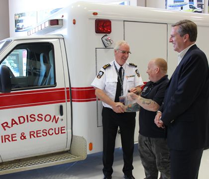 Ambulance donated in memory of Ethan Manson