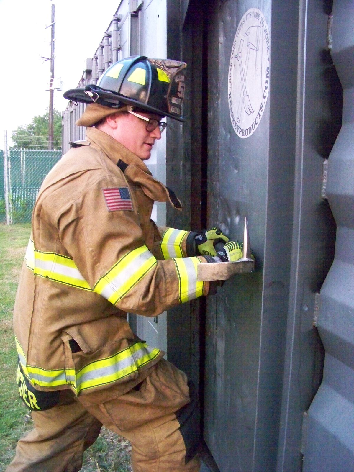 Halligan basics for firefighter forcible entry training