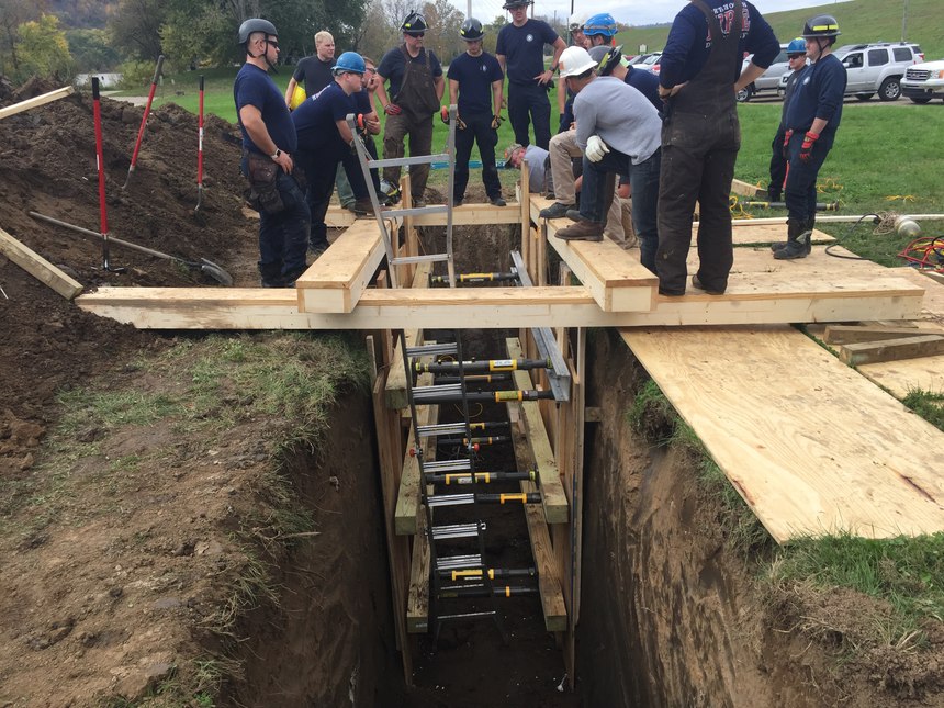 Trench rescue: How to use ground padding and bridging