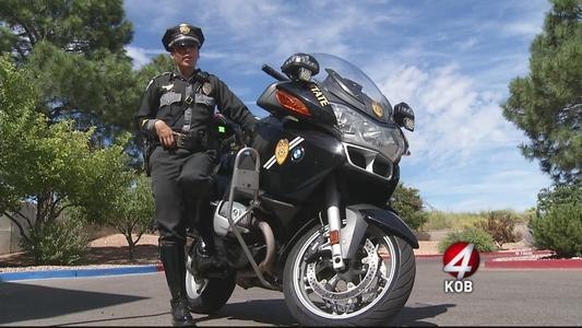 Video: NM hires first female motorcycle officer in state history