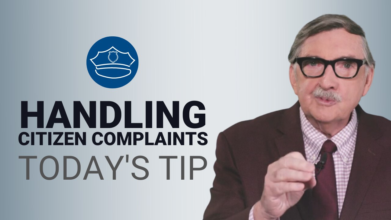 Video: Handling citizen complaints in law enforcement