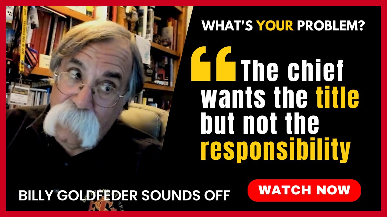 Video: The chief doesn't care to be a chief!