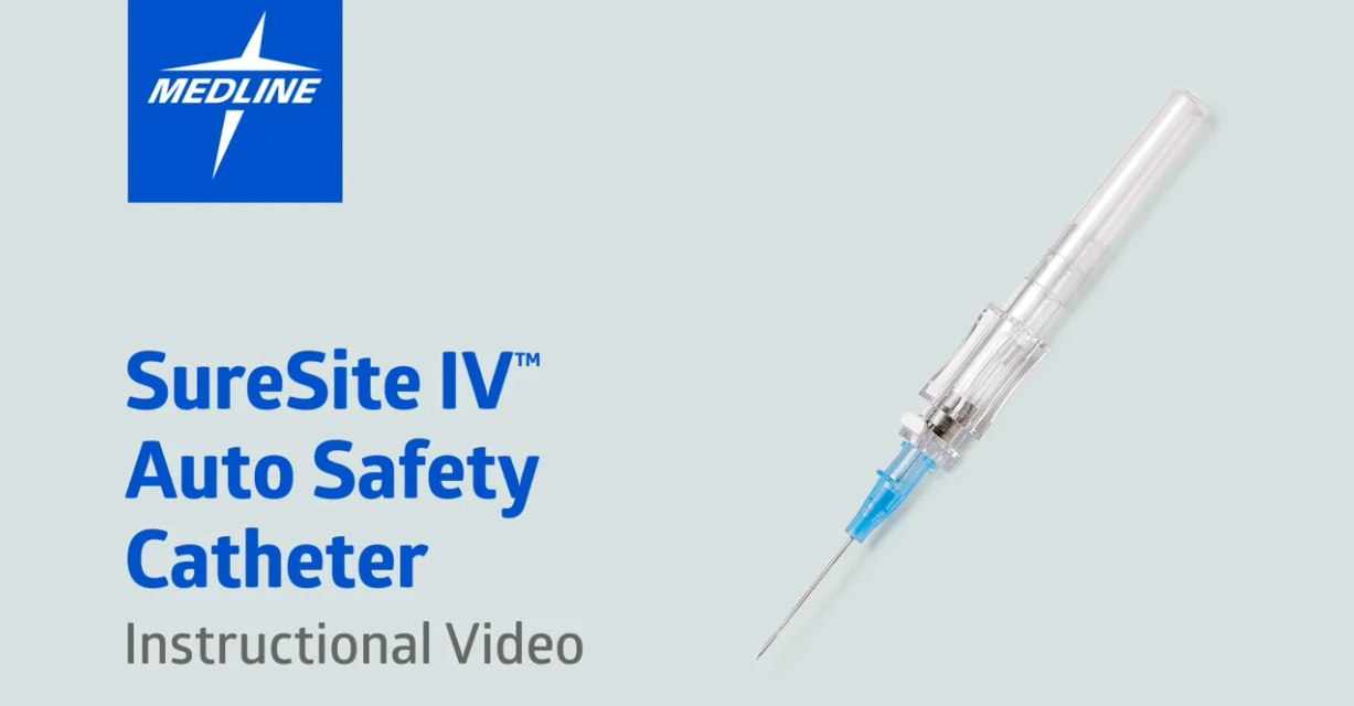 Video: Medline: Suresite IV Auto Safety IV Catheter